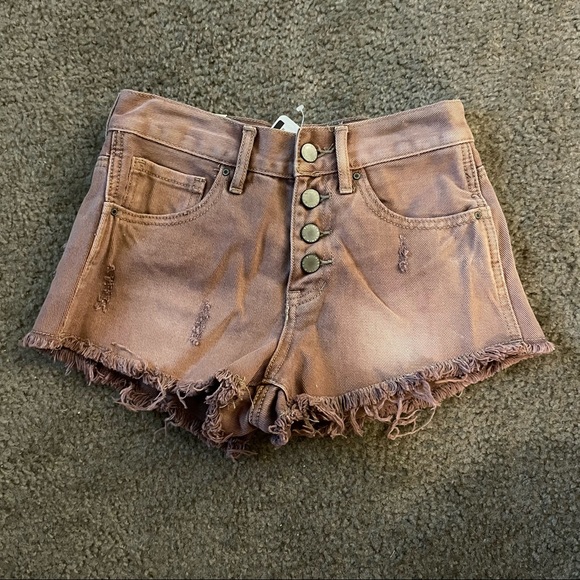 Bullhead | Shorts | Bullhead Distressed Denim Shorts Dusty Rose Daisy ...